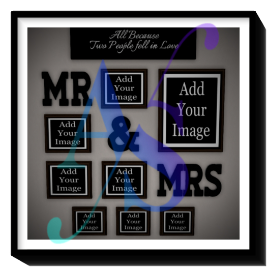 Second Life Marketplace - ~AS~ Mr & Mrs frame